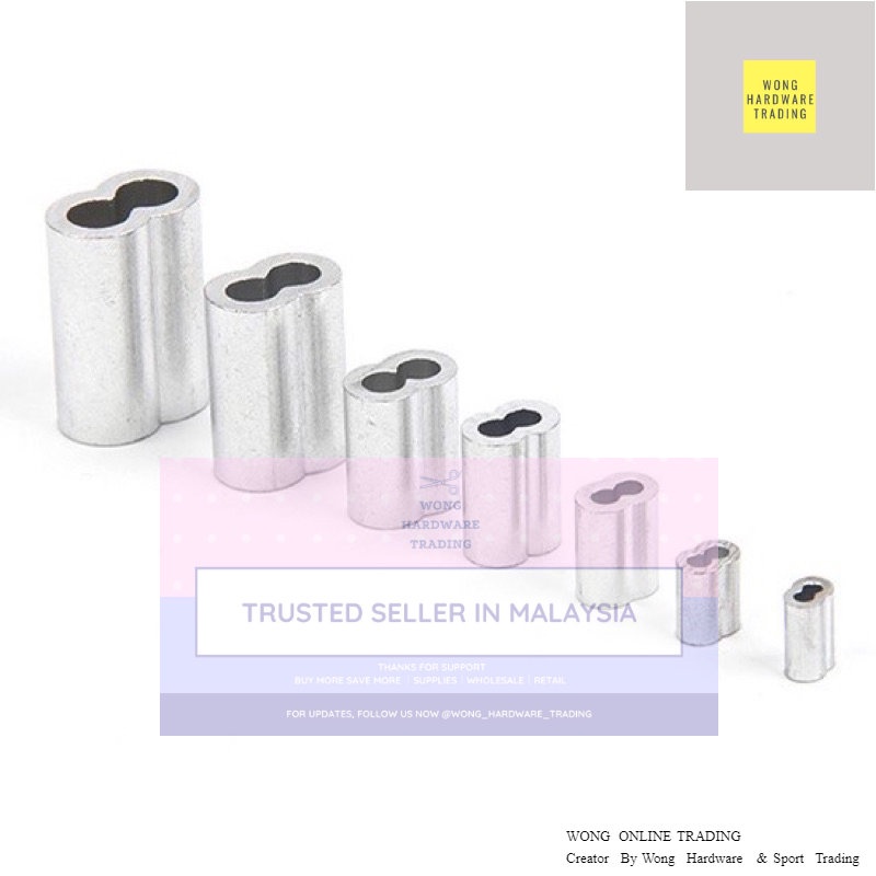 High Quality Aluminium Crimping Loop Sleeve for Wire Rope and Cable ...