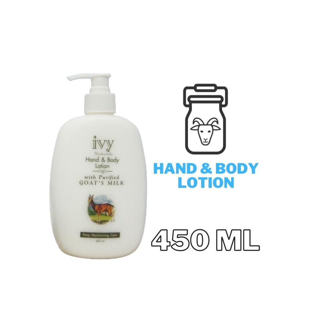 Ivy Naturale Goat's Milk Hand & Body Lotion Losyen Badan Tangan Kulit ...