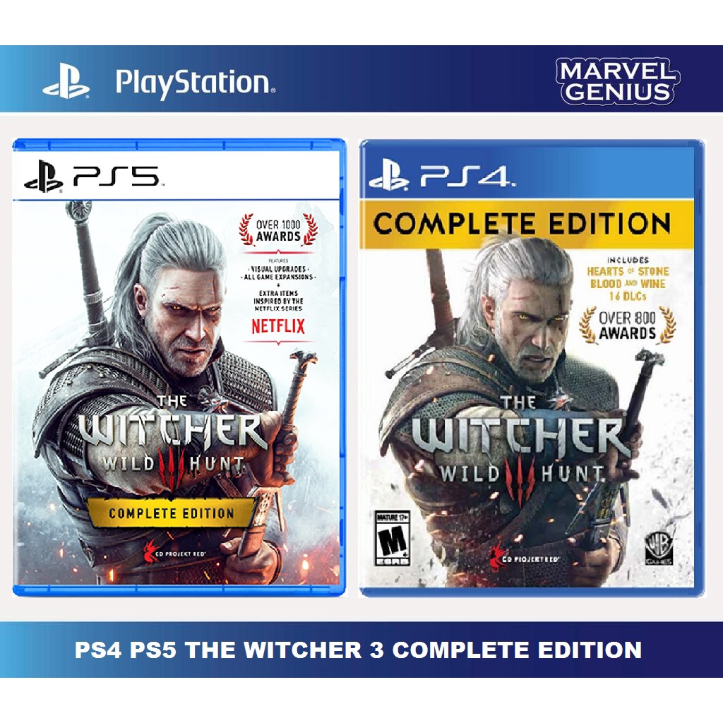 PS4 PS5 GAME The Witcher 3 Wild Hunt Game Of The Year Edition / WITCHER ...