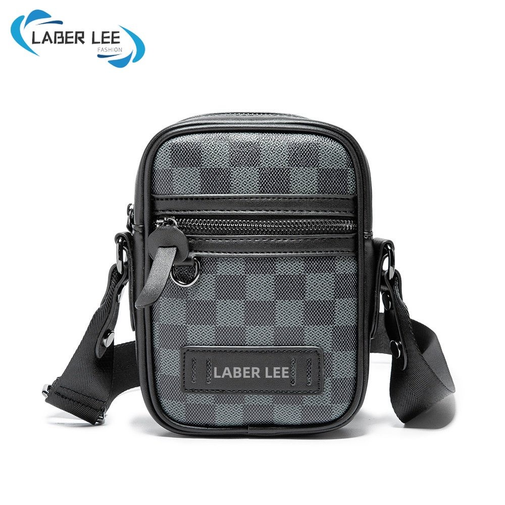 LABER LEE Men Sling Crossbody Small Bag PU Leather | Shopee Malaysia