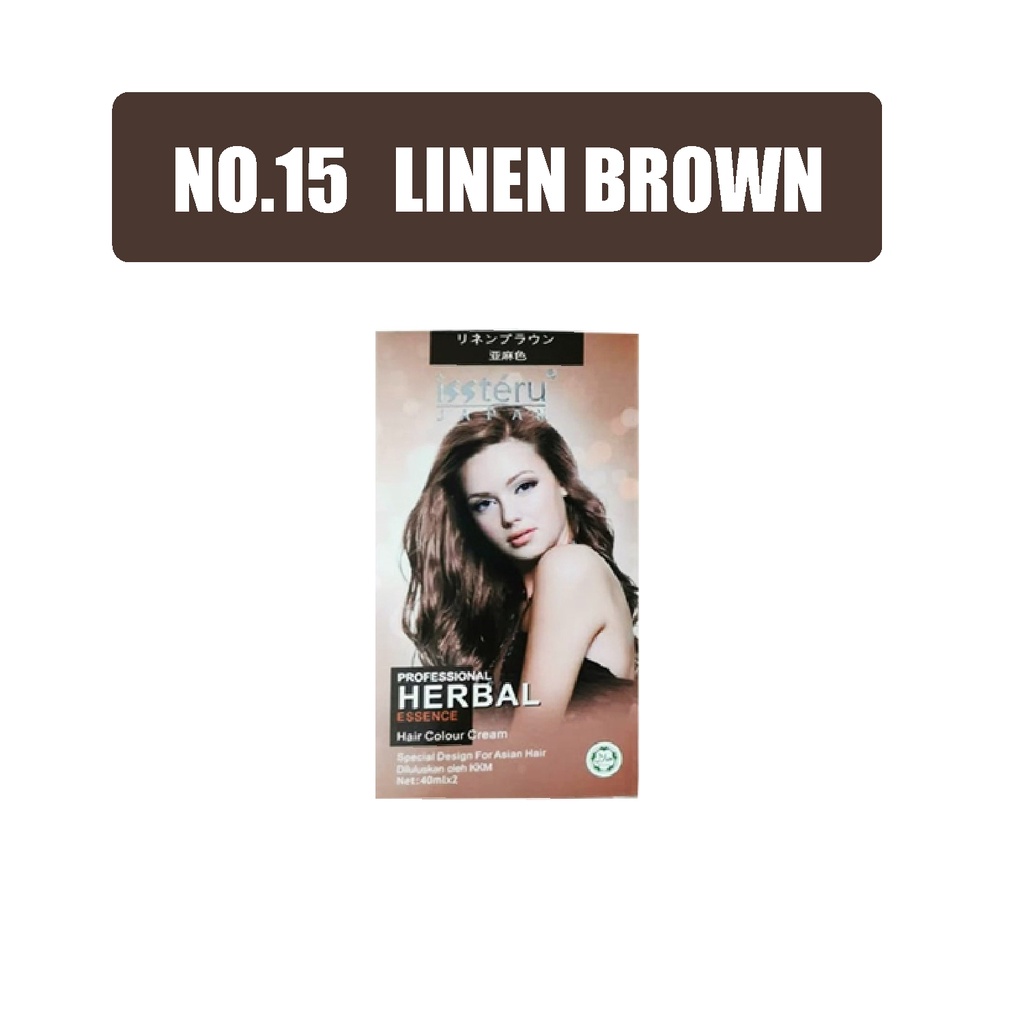 ISSTERU Hair Dye Professional Herbal Essence Japan Hair Colour Cream ...