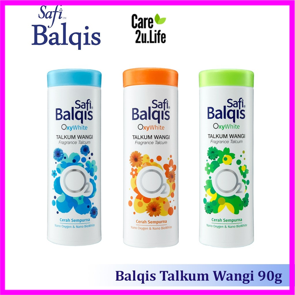 Safi Balqis Oxywhite Talkum Wangi Scented Powder 90g | Shopee Malaysia