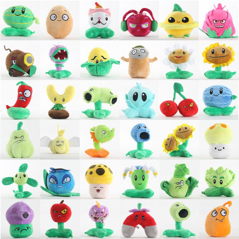 Hychumey 30cm Game PLANTS vs. ZOMBIES PVZ Soft Stuffed Toys Cartoon ...