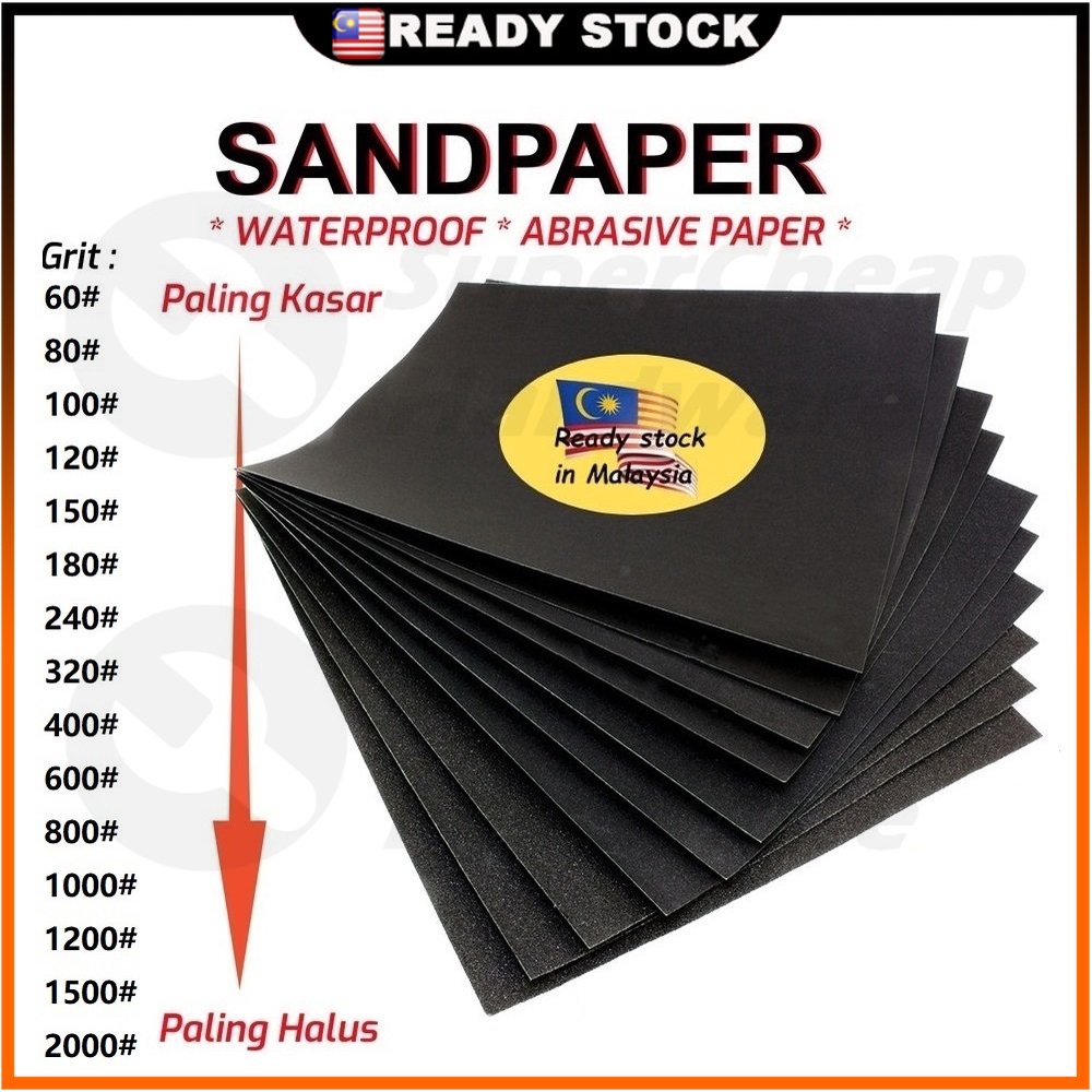 Sandpaper Sand Paper Abrasive Paper Sanding Paper Polish Waterproof Dry ...