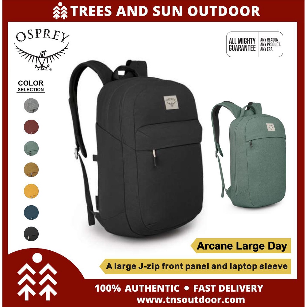 Osprey Arcane Large Day Outdoor Everyday Lifestyle Backpack | Shopee ...