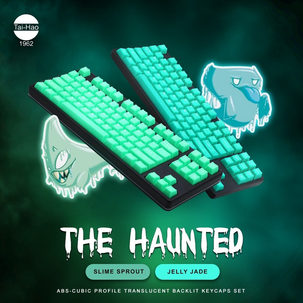 # Tai-Hao ABS Cubic 152 Keys Translucent Backlit - The Haunted Keycaps ...