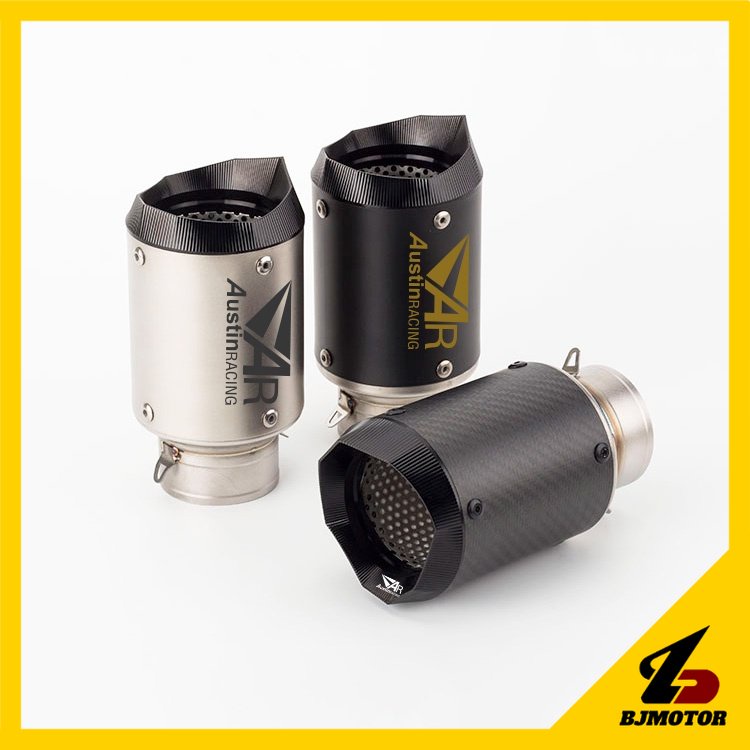 Motorcycle Modified Exhaust Pipe Universal Ar Racing 61mm Muffler ...