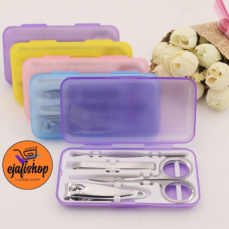 Nail Clipper Set 4 Piece Set Mini Set Box Nail Clipper Beauty Tool Gift ...