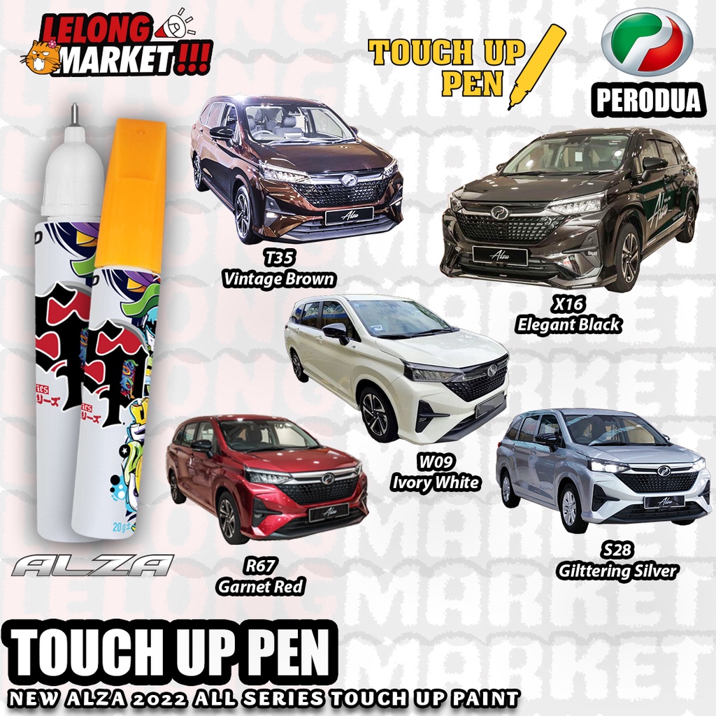NEW Perodua Alza 2022 Touch Up Pen Color SP Aikka DIY Cat Liquid Paper ...