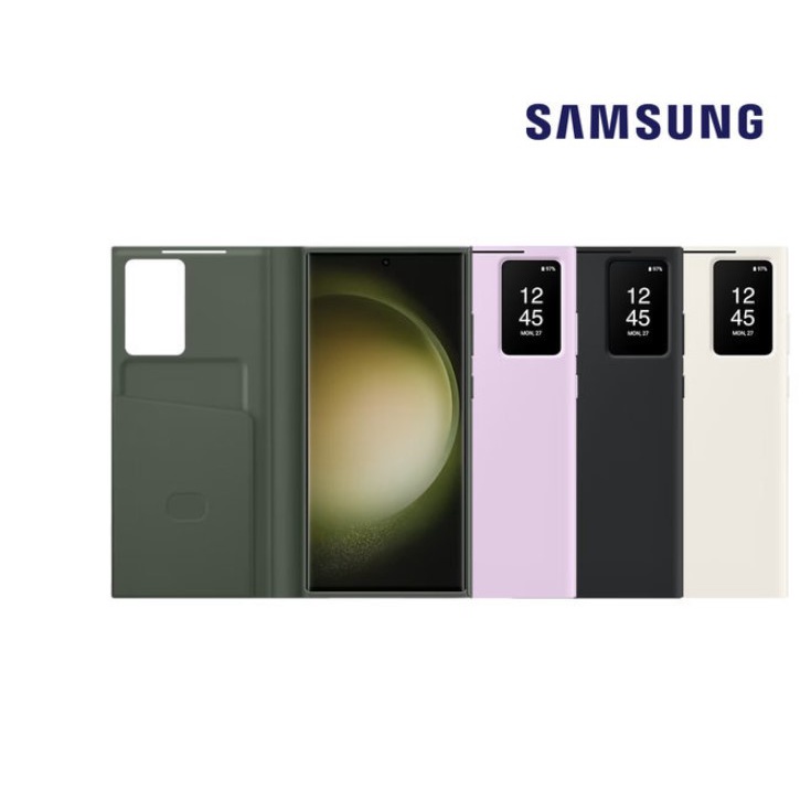 Original SAMSUNG Galaxy S23 Ultra Smart View Wallet Cover Case | Shopee ...
