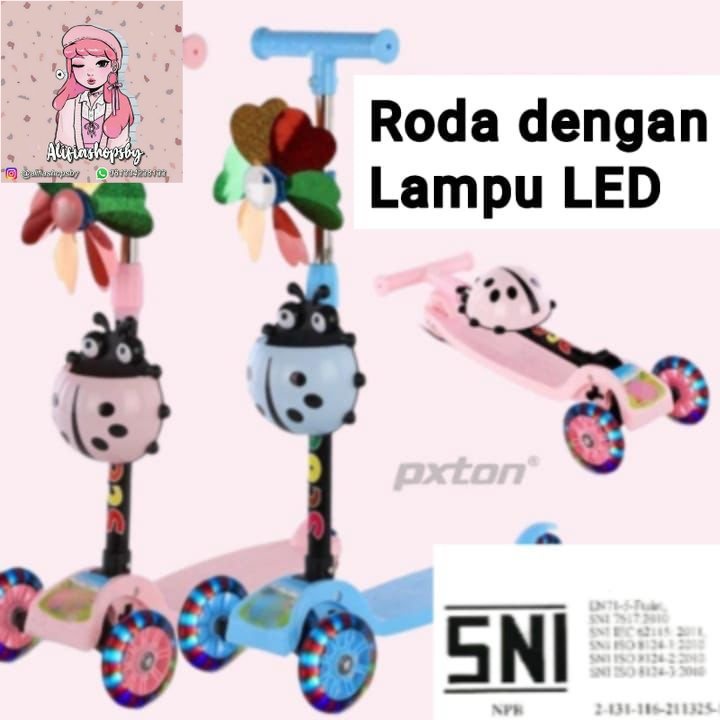 Otoped On Wheel Children's SCOOTER/Kickboard 3-wheel Children's SCOOTER ...