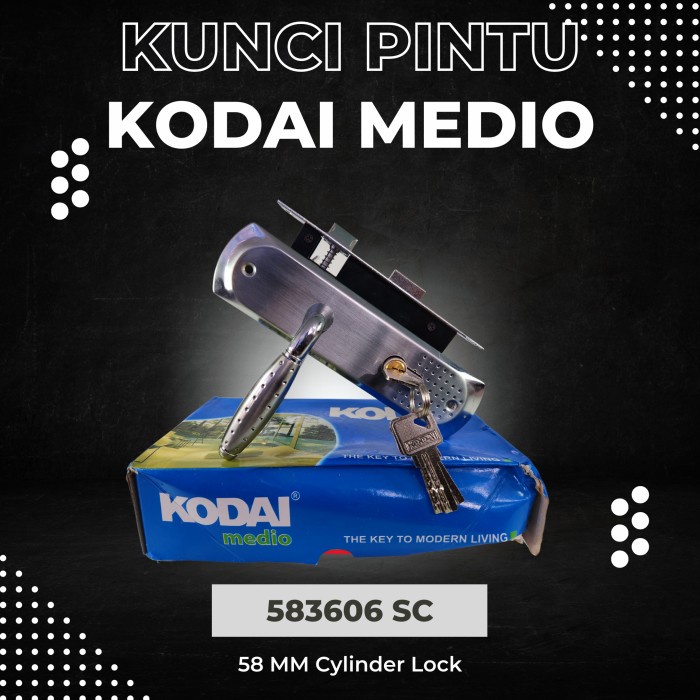 Kodai Medio Door Lock 583606 Sc 58mm Cylinder Lock | Shopee Malaysia
