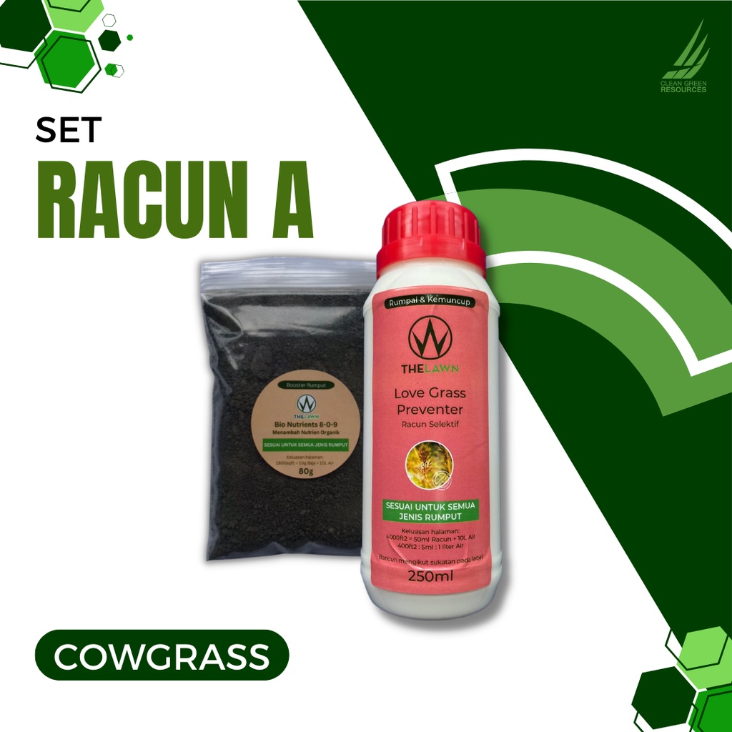 Set Racun Rumput Cowgrass Racun Rumpai Racun Kemuncup Cow grass ...