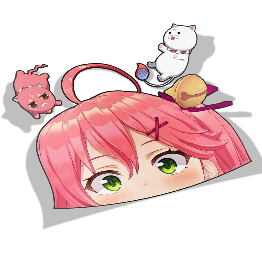 Miko Sakura | Hololive | Peeker - Peek - Anime Vinyl Stickers NEW ...