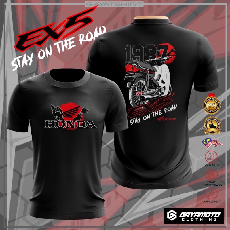 T Shirt Ex5 Vira Dream Member Baju Jersey ‼️Tshirt Motor Ex5 "Stay on ...