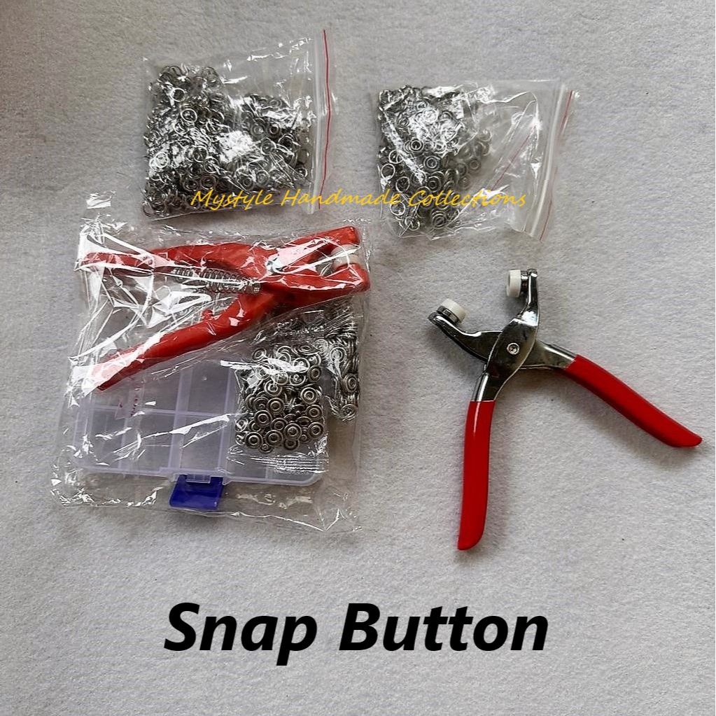 Butang Snap, Snap Button, 母爪扣 DIY Accessories | Shopee Malaysia