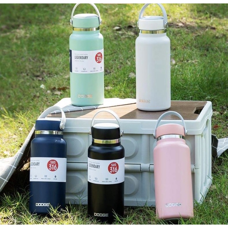 Dodge Cold Water Bottle 750ml Thermos Flask (Stainless Steel 316 ...
