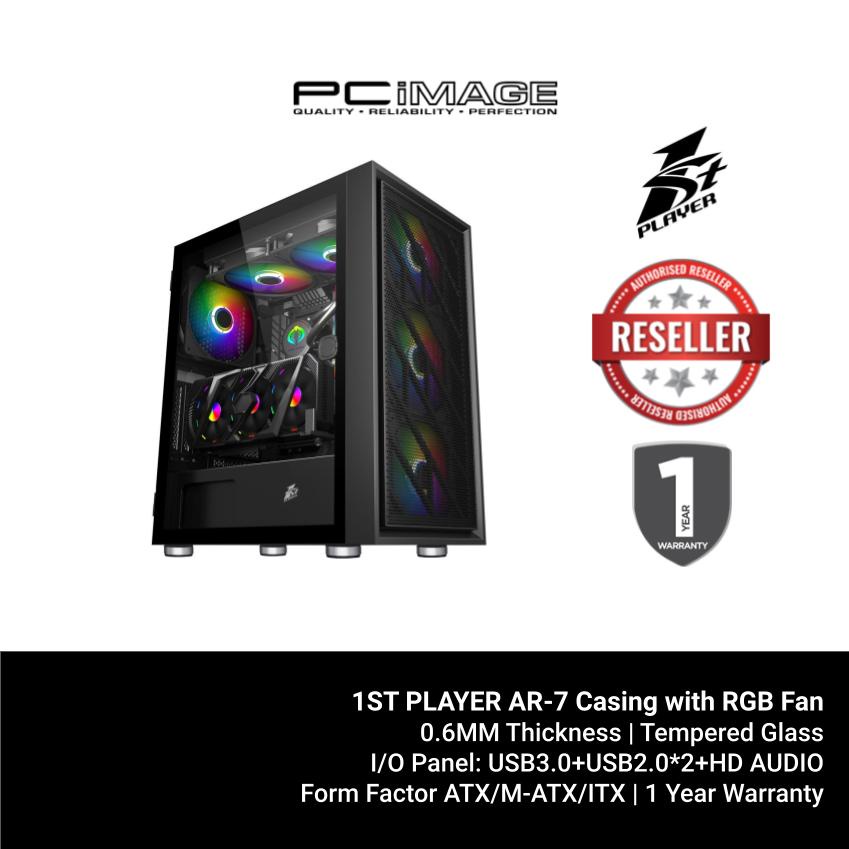 1ST PLAYER AR-7 Casing with RGB Fan | Shopee Malaysia