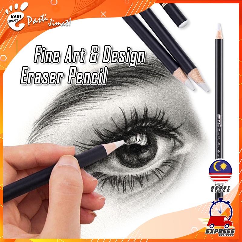 Kaki Jimat Pencil Eraser Highlight Pencil Sketching Portrait Draw ...