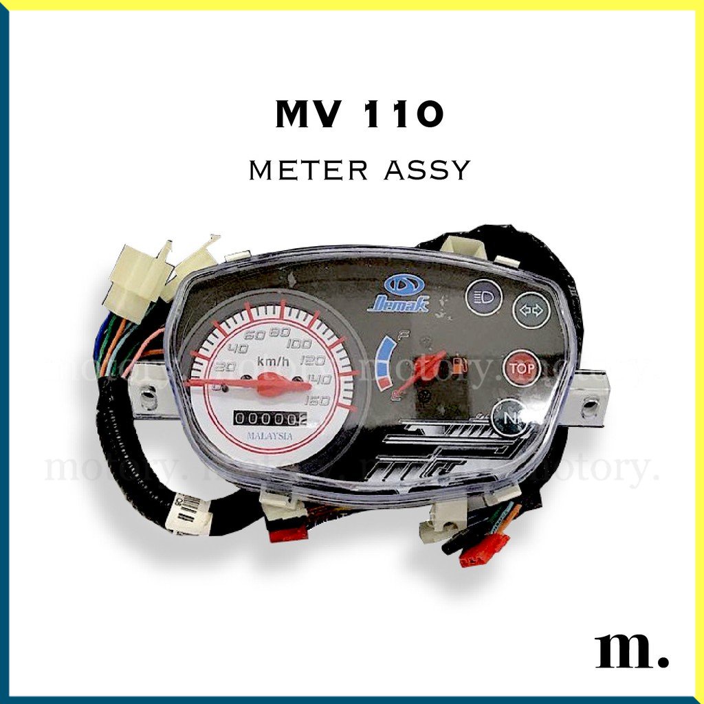 DEMAK MV110 - METER ASSY (ORIGINAL) MV 110 | Shopee Malaysia