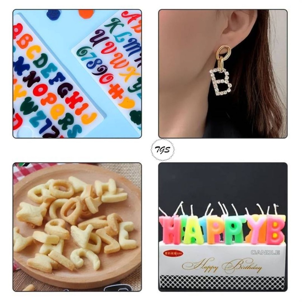 TGS Alphabet numeric Silicone Mold 26 English Alphabets | Shopee Malaysia