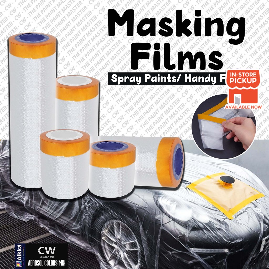 [Filem Penutup Cat] Masking Film Handy Film Protection Sheet Dust Cover ...
