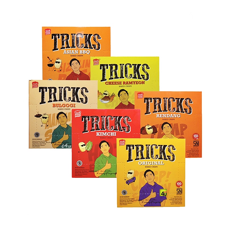 Tricks - Baked Crisps Potato Biscuit - 1 Box | Shopee Malaysia