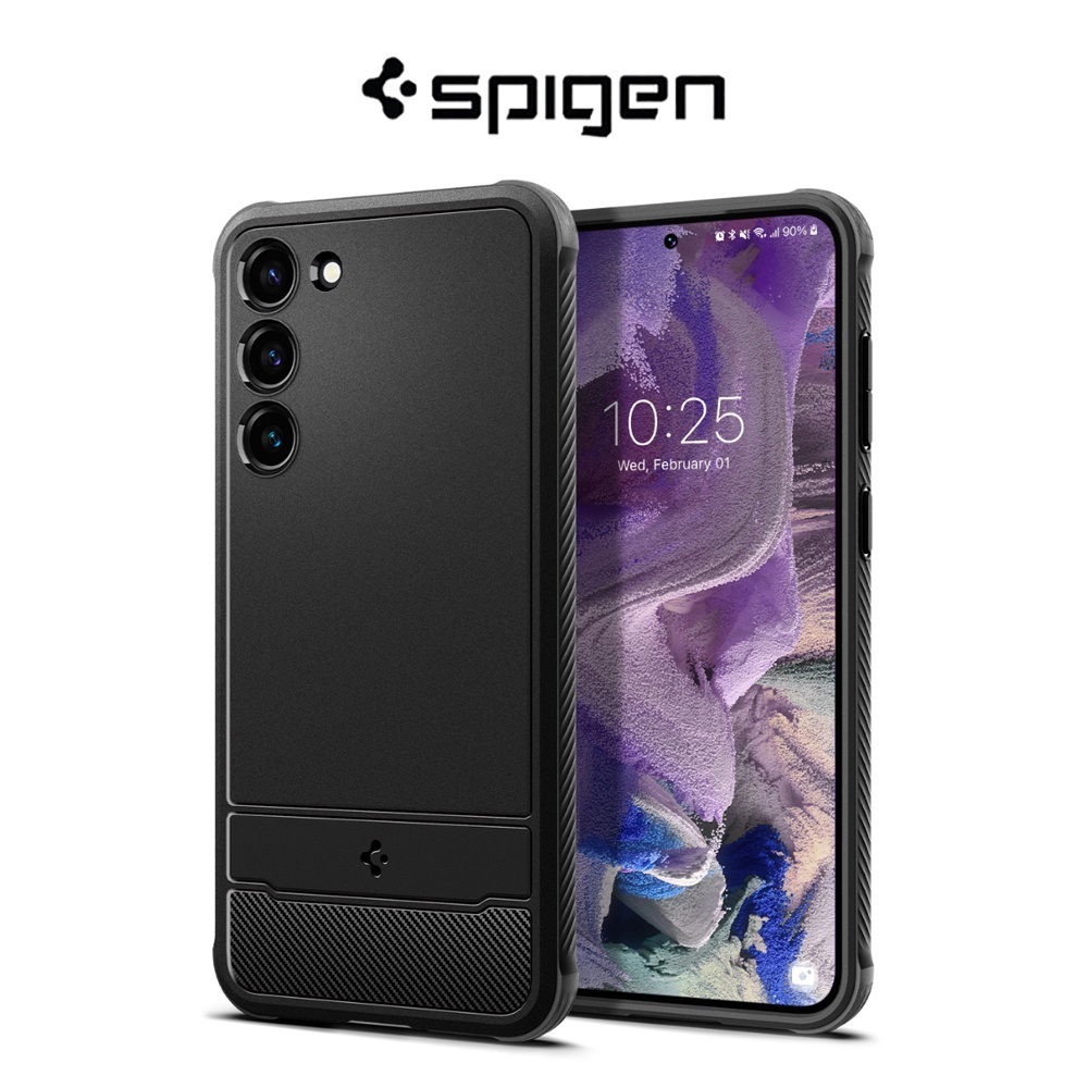 Spigen Samsung S23 Case Rugged Armor Samsung S23 Casing Mil-Grade ...