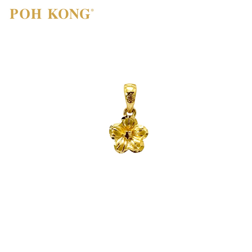 POH KONG 916/22K Yellow Gold Karya Anggun Alamanda Pendant (2019) | Shopee Malaysia