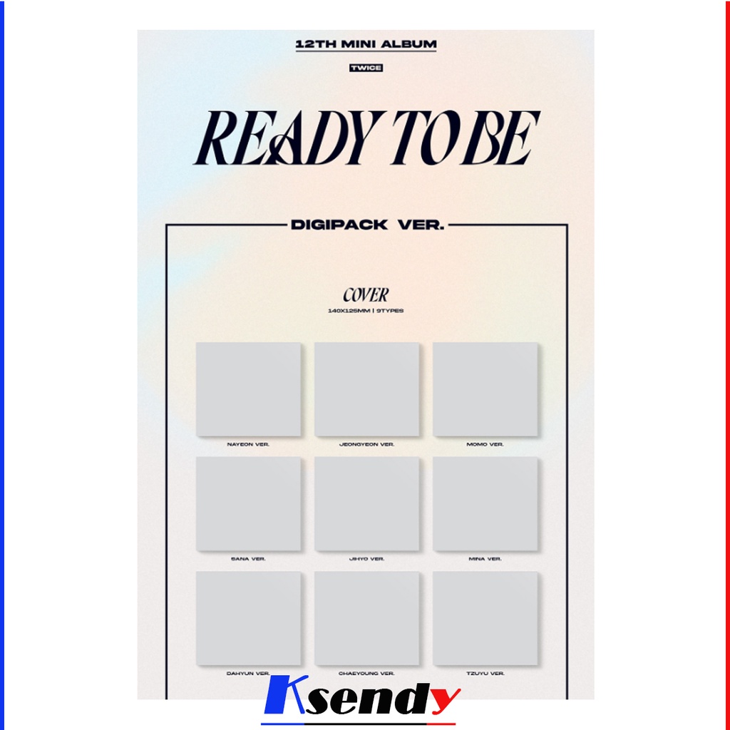 TWICE 12th Mini Album - READY TO BE (Digipack Ver.) Album/RANDOM ...