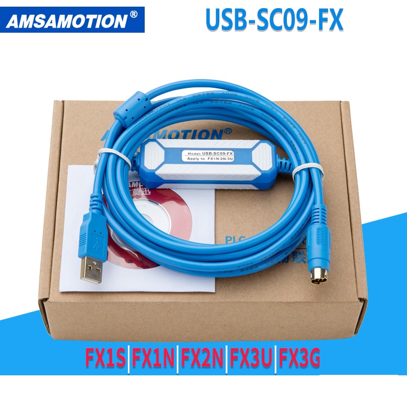 Mitsubishi USB-SC09-FX PLC programming cable (genuine Amsamotion ...