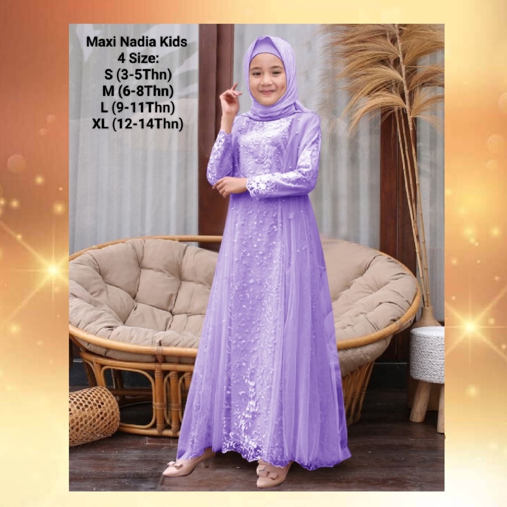 Muslim Women's Clothing For Children And Teenagers Abg Girls ...