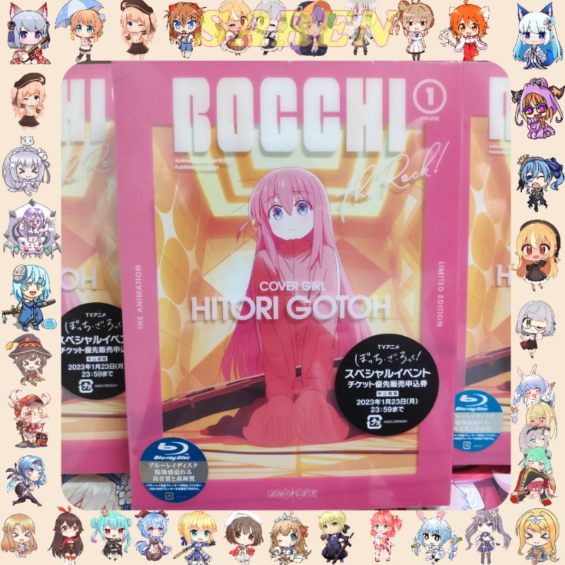 Bocchi The Rock! The Animation Vol.1 Blu-ray Limited Edition BD Vol 1 ...