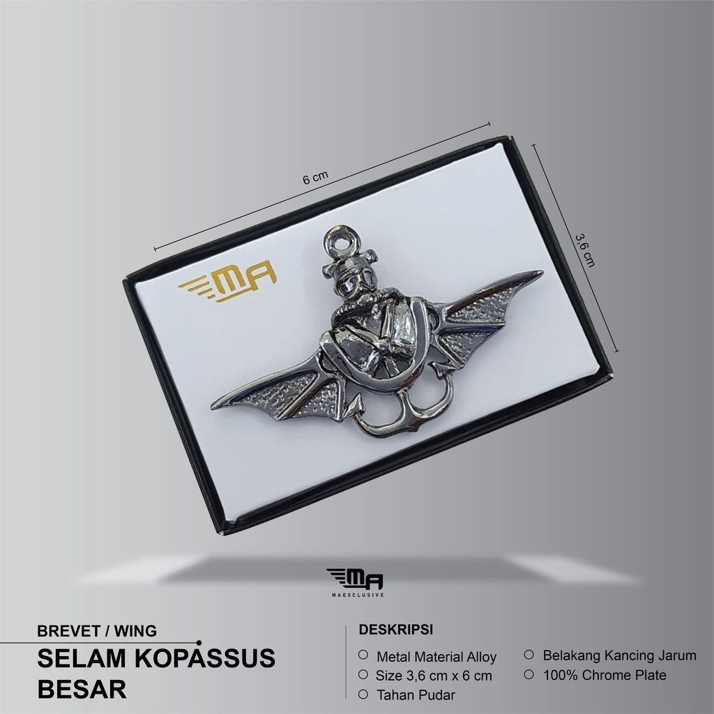 Wing KOPASSUS SELAM PDH BRIVET BREVET KOPASSUS SELAM PIN | Shopee Malaysia