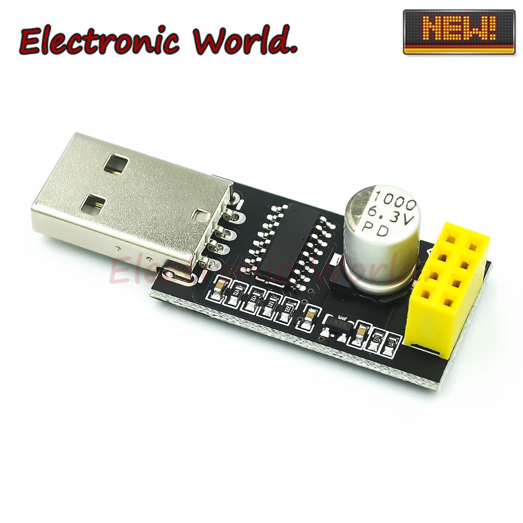 ESP01 Programmer Adapter UART GPIO0 ESP-01 Adaptater ESP8266 CH340G USB to ESP8266 Serial ...