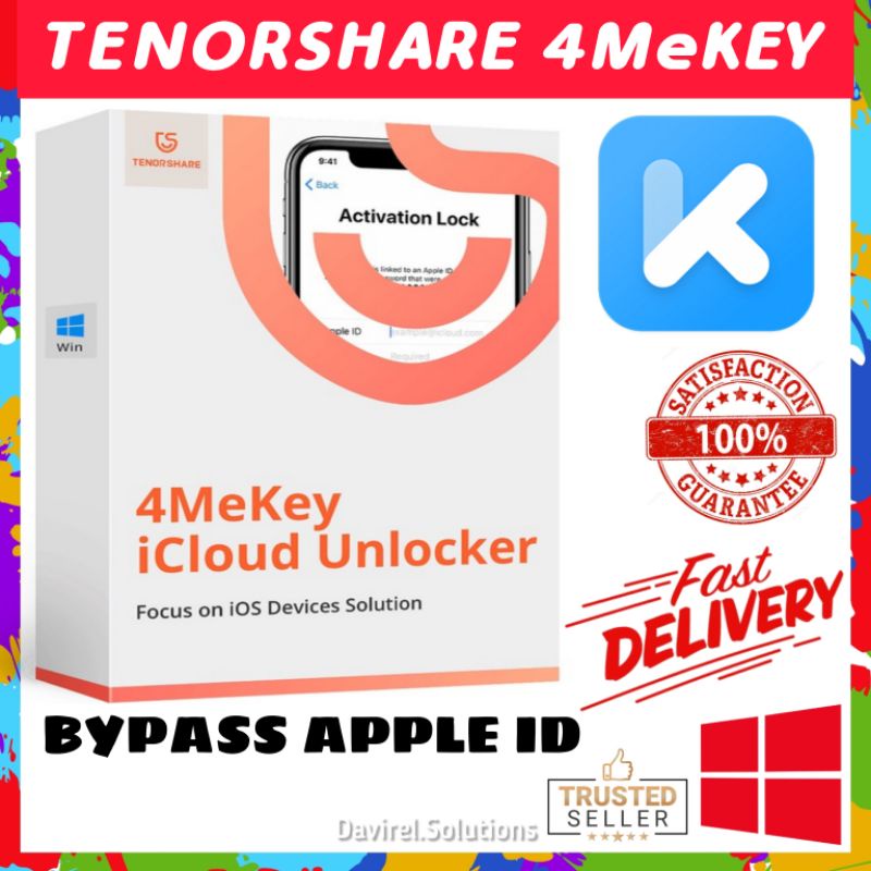 Tenorshare 4MeKey Activation Unlocker | Version 4.0 | Windows | Shopee ...