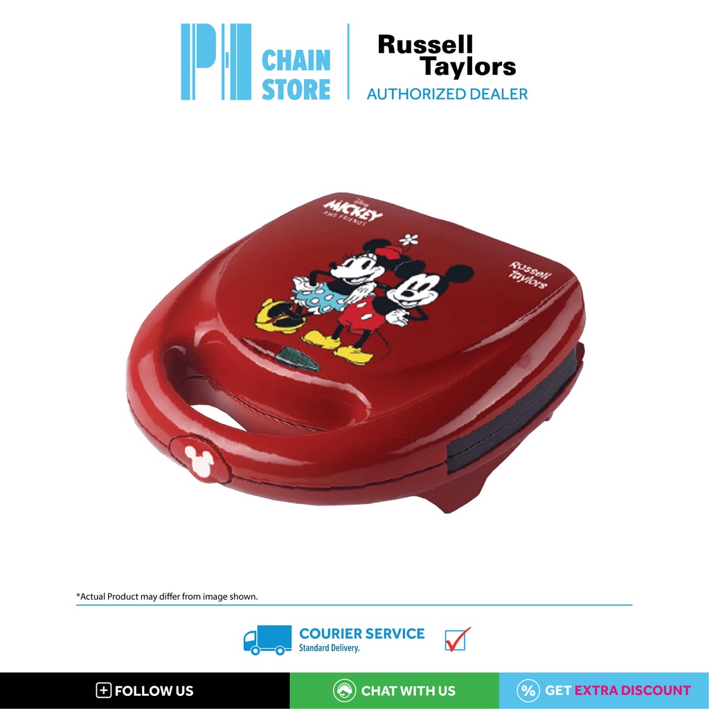 RUSSELL TAYLORS x DISNEY MICKEY AND FRIENDS SANDWICH MAKER D7 | Shopee ...
