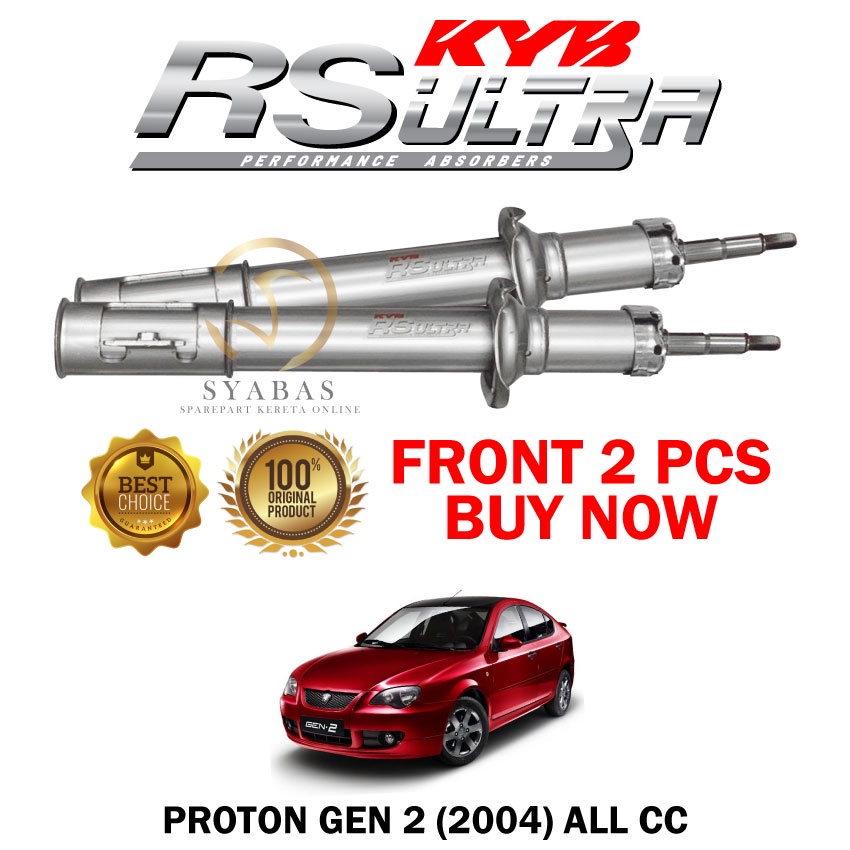 PROTON GEN 2 (2004~) DEPAN, BELAKANG DAN SET ORIGINAL ABSORBER KYB RS ...