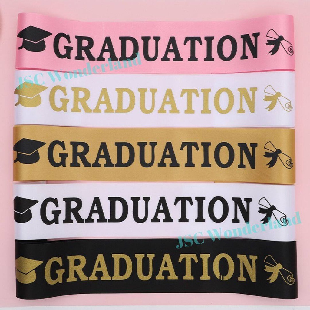 Graduation Sash Shoulder Strap High School University Graduation Season ...