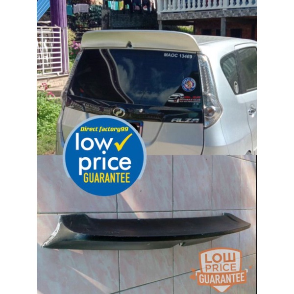 Alza duck tail spoiler / alza spoiler | Shopee Malaysia