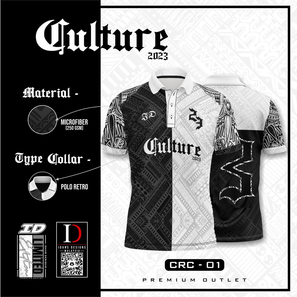 2023 RETRO CULTURE CRC01 - BLACK WHITE | Shopee Malaysia