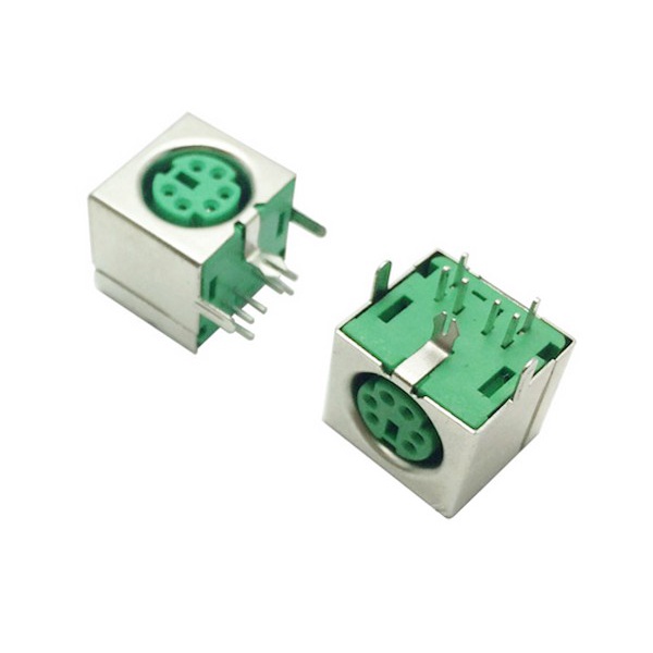 P PS2 Socket 6P Purple/Green/Black 6-Core Keyboard Mouse Socket PS-2 ...