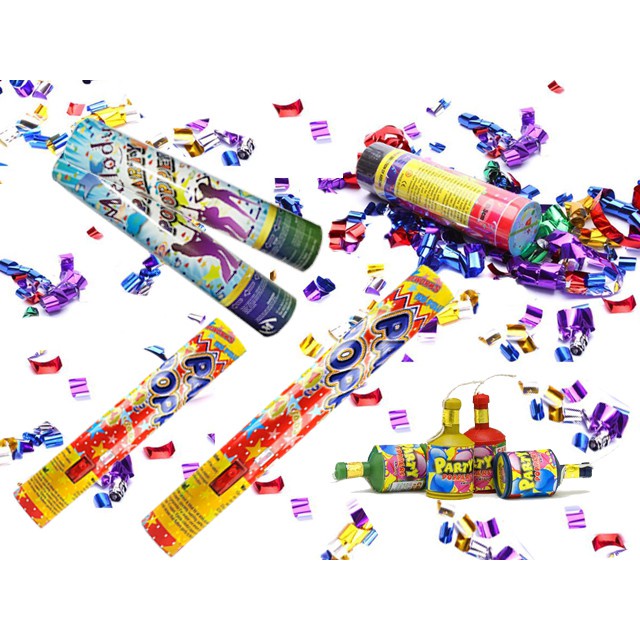 Party Popper Confetti Cannon - (Button and Twist style) | Shopee Malaysia