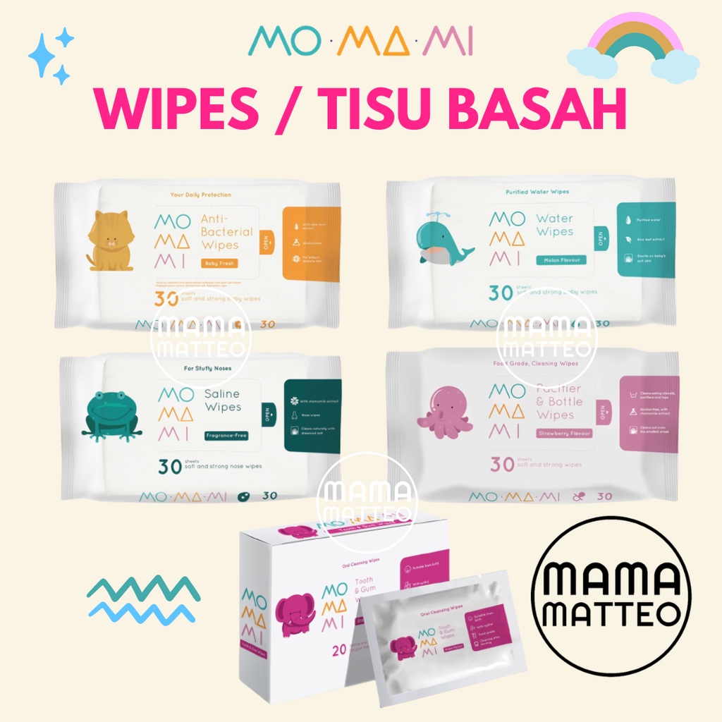 Momami Wet Wipes All Variant/Baby Wet Tissue Without Alcohol/Anti ...