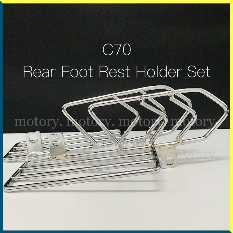 HONDA C70 - REAR FOOT REST HOLDER SET (R/L) | Shopee Malaysia