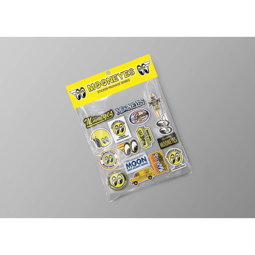 HP Mooneyes STICKER-STICKER-Motorcycle STICKER-Helmet STICKER-PACKAGE ...