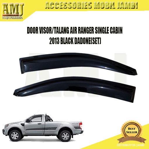 Door VISOR/WATER GUTTER FORD RANGER DOUBLE CABIN 2012-2013 BLACK MUGEN ...