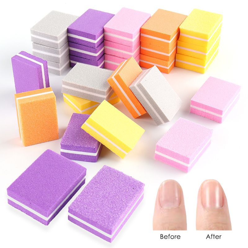 Buffer kuku matte cube 2 side nail ready stock 🔥 | Shopee Malaysia