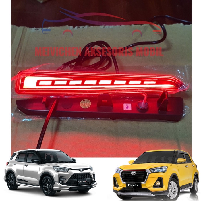 Rear bumper reflector light for Raize Rocky 2022 | Shopee Malaysia