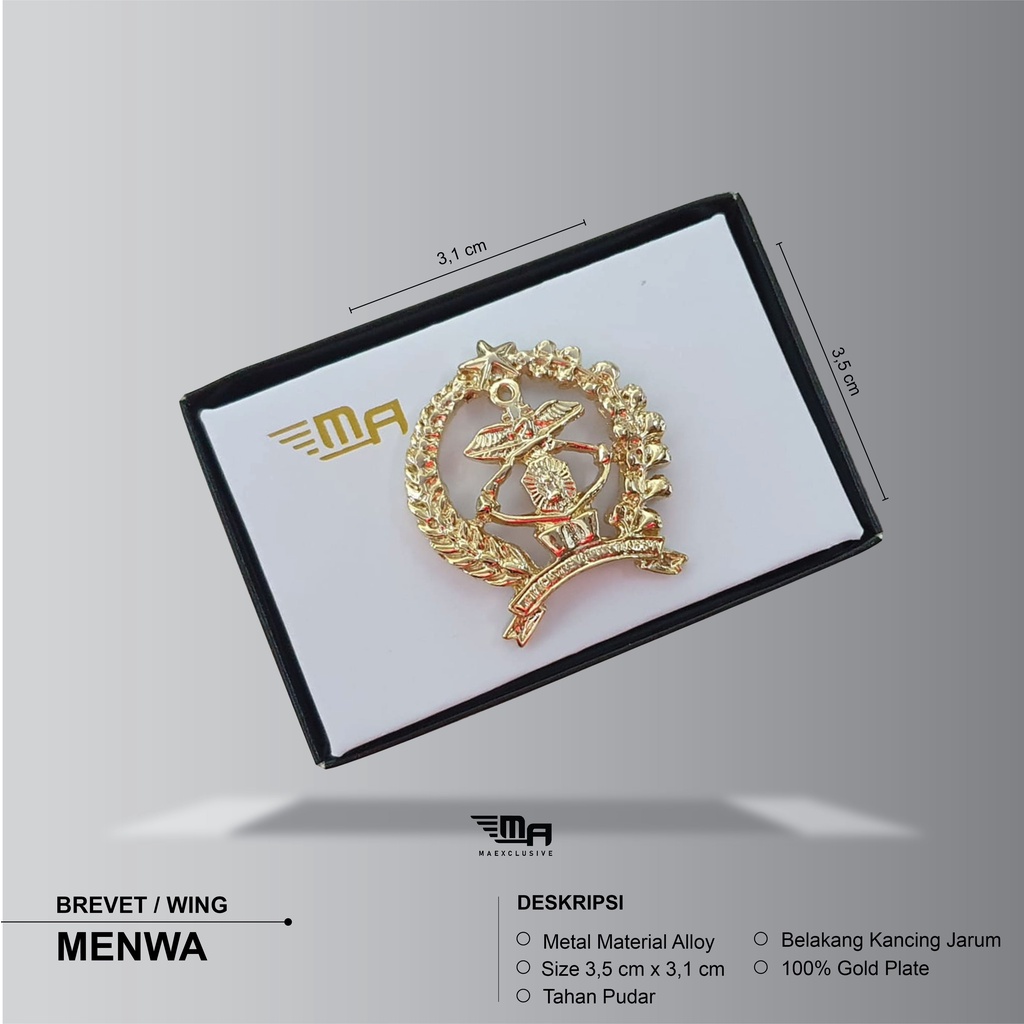 Wing MENWA BRIVET BREVET PIN | Shopee Malaysia